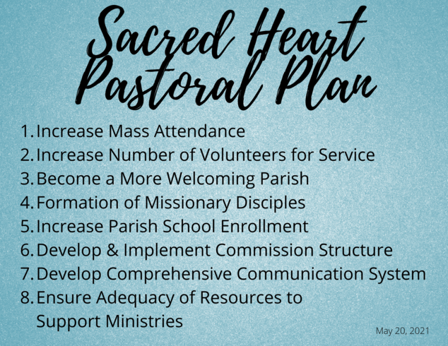 Pastoral Strategic Plan | Sacred Heart Catholic Church | Valley Park, MO